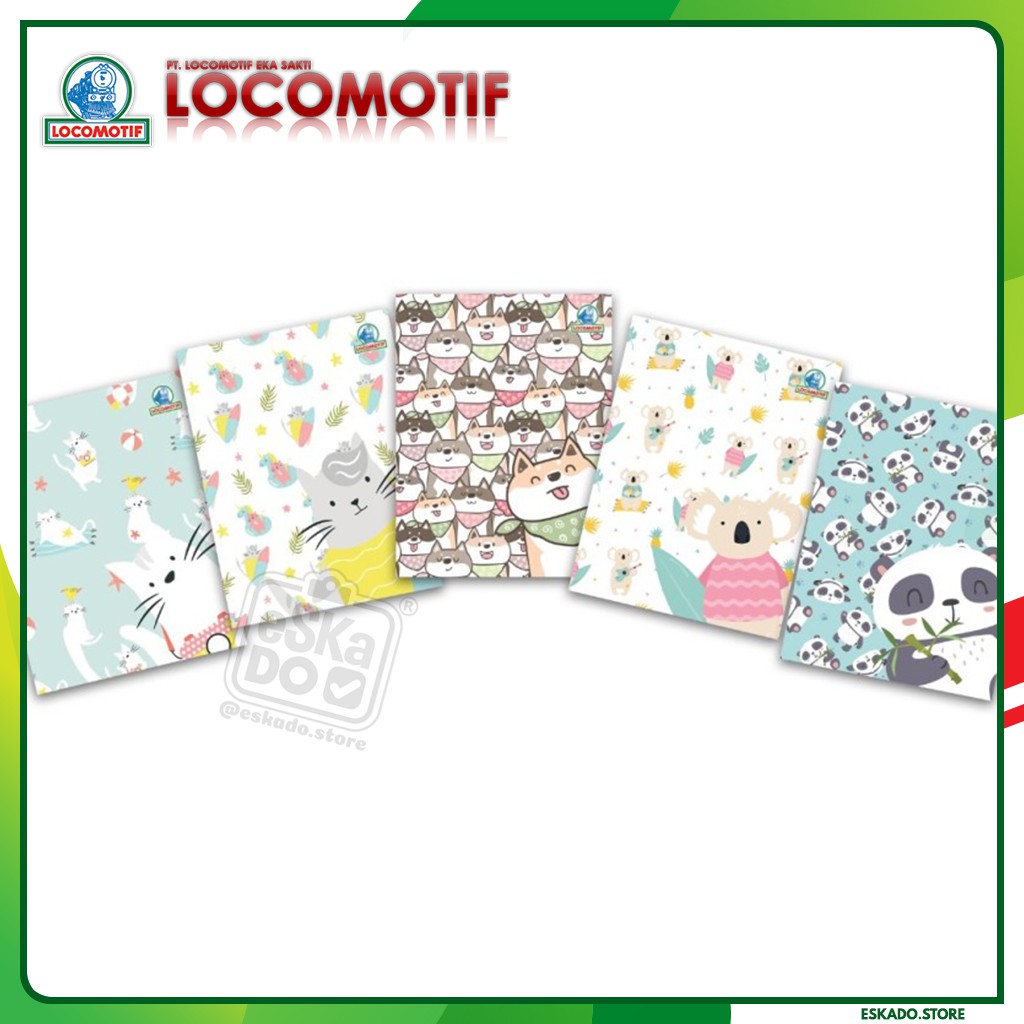 Jual Buku Tulis Locomotif 38 lembar 1 PACK (isi : 10 buku) / Notebook ...