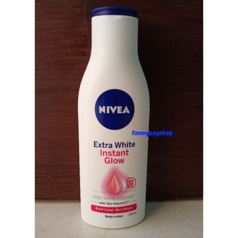 Jual Nivea Extra White Instant Glow Body Lotion 200ml Shopee Indonesia
