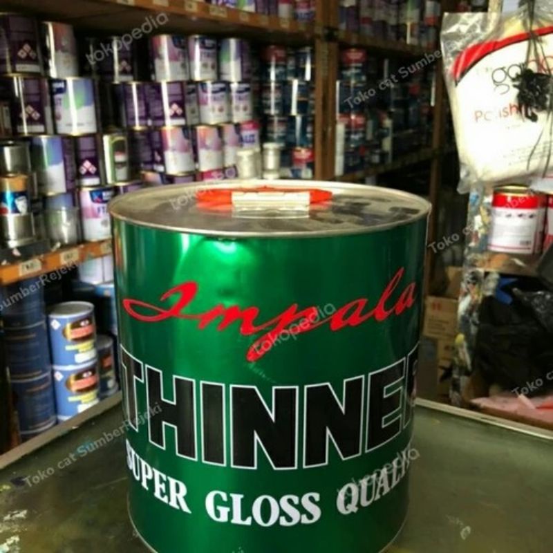 Jual thinner impala 5 liter Galon High Gloss | Shopee Indonesia