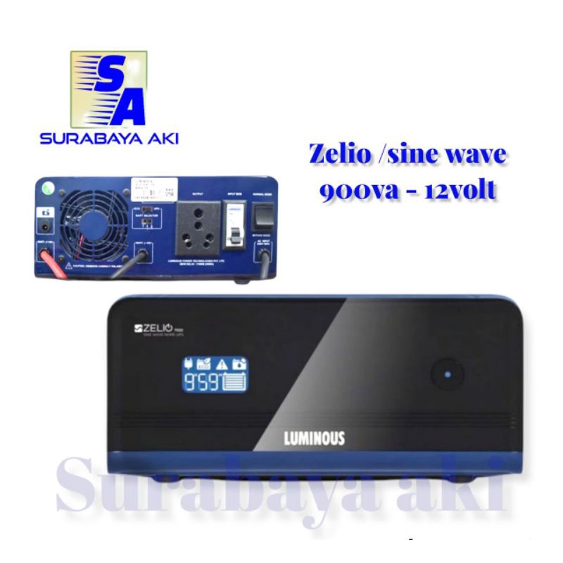 Jual INVERTER UPS LUMINOUS ZELIO PURE SINE WAVE 900VA 12V 12VOLT 900 VA - ZELIO 900VA 12V UPS ...