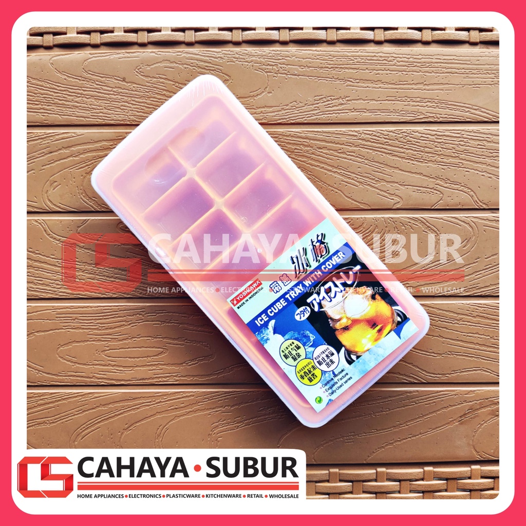 Jual Cetakan Es Batu 14 Slot Yoshikawa Dengan Tutup Ice Cube Tray With ...