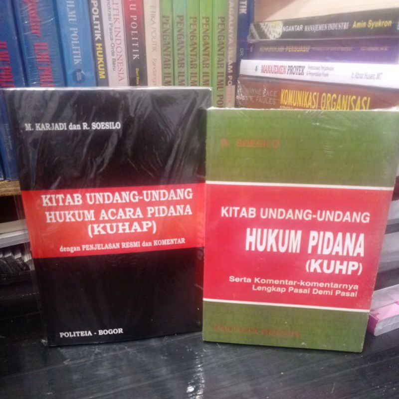 Jual BUKU KUHP DAN KUHAP BY. SOESILO | Shopee Indonesia