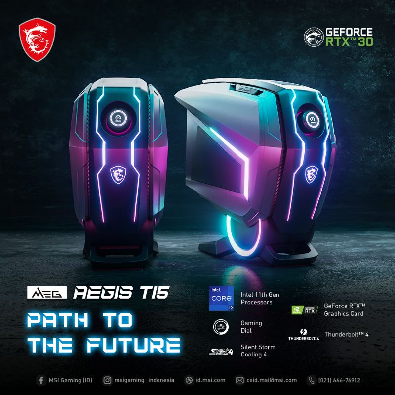 Jual MSI Aegis Ti5-234ID Gaming Desktop PC | Shopee Indonesia
