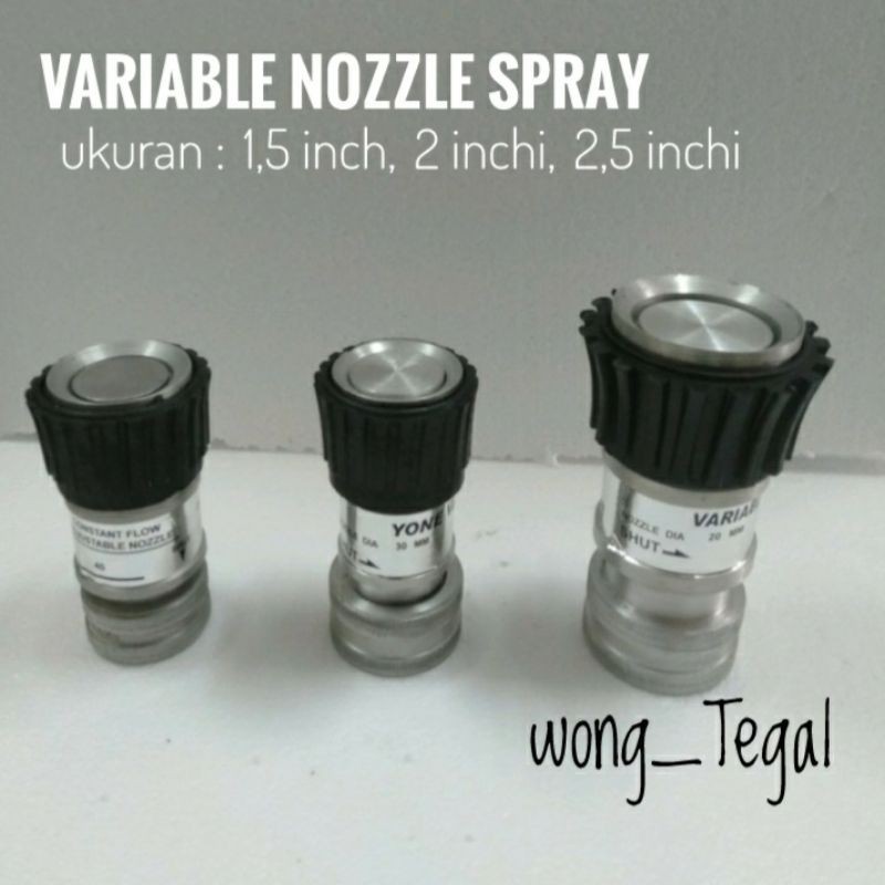 Jual variable nozzle spray pemadam 1,5" 2" & 2,5" | Shopee Indonesia