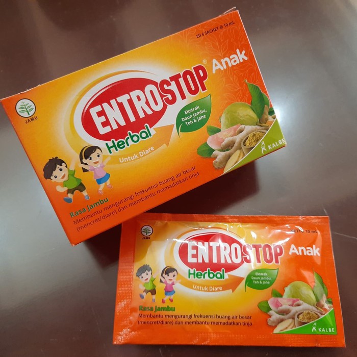 Jual Entrostop Anak Per Box (1Box Isi 6 Sachet) | Shopee Indonesia