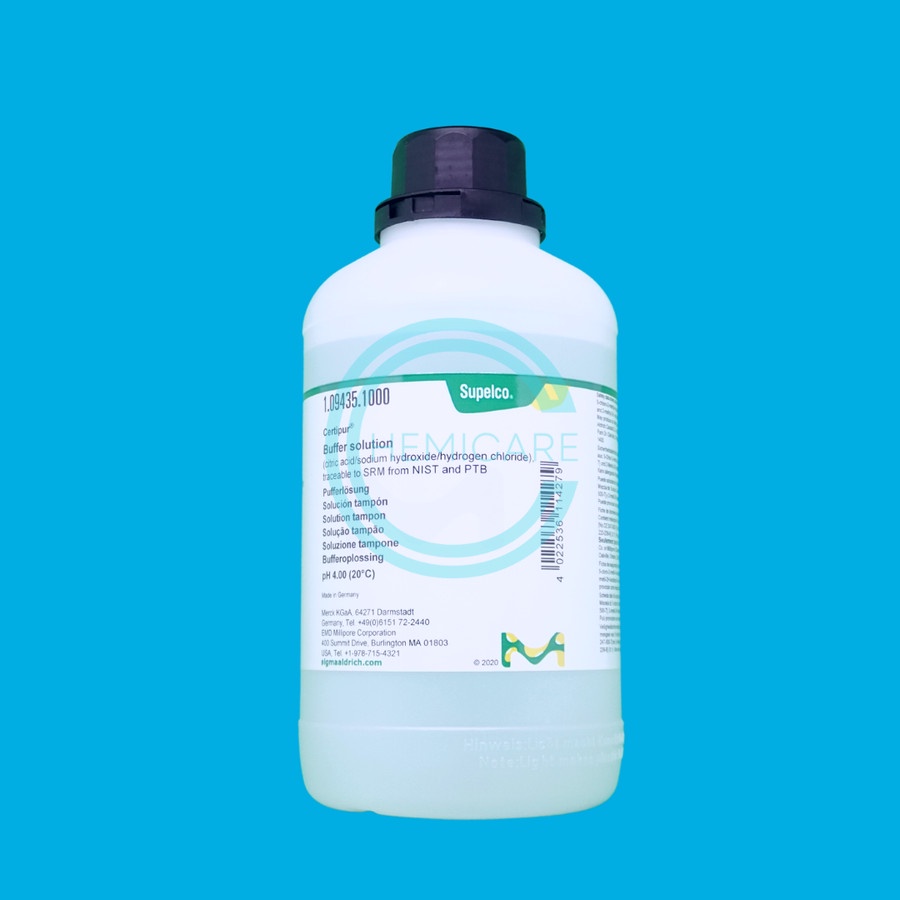 Jual Buffer Solution pH 4 / 1.09435.1000 / Merck / Analytical Reagent ...