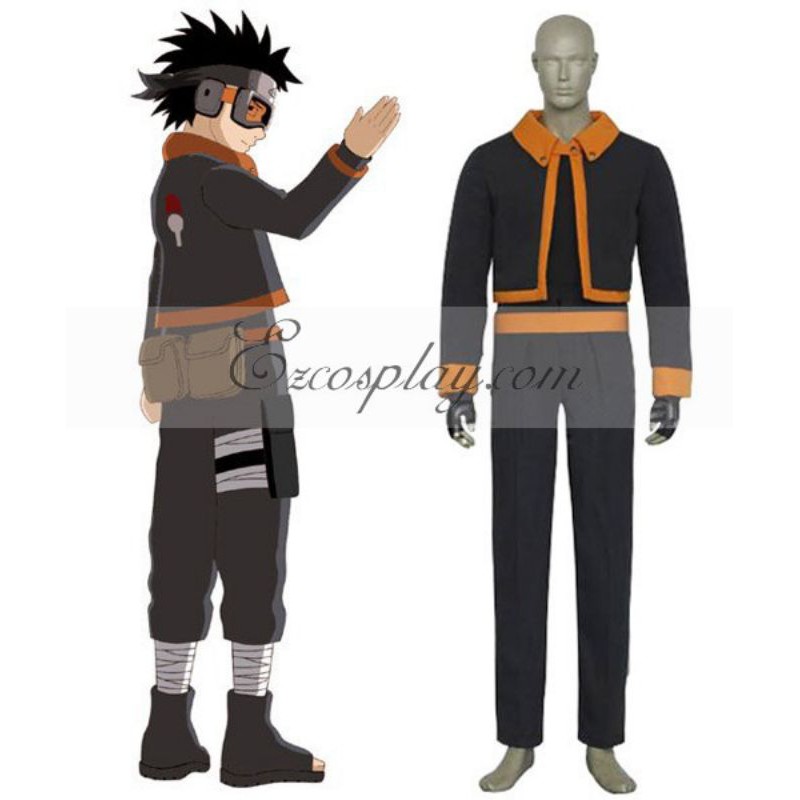 Jual Naruto Uchiha Obito Genin ver Cosplay Costume Anime Male | Shopee ...