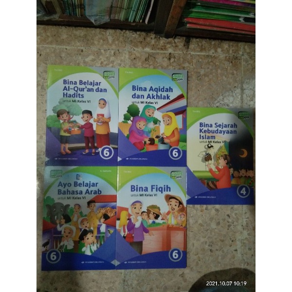 Jual BUKU KURIKULUM MADRASAH KMA 2019,UNTUK MI KELAS 6,AYOBELAJAR BAHASA ARAB,BINA BELAJAR AL ...