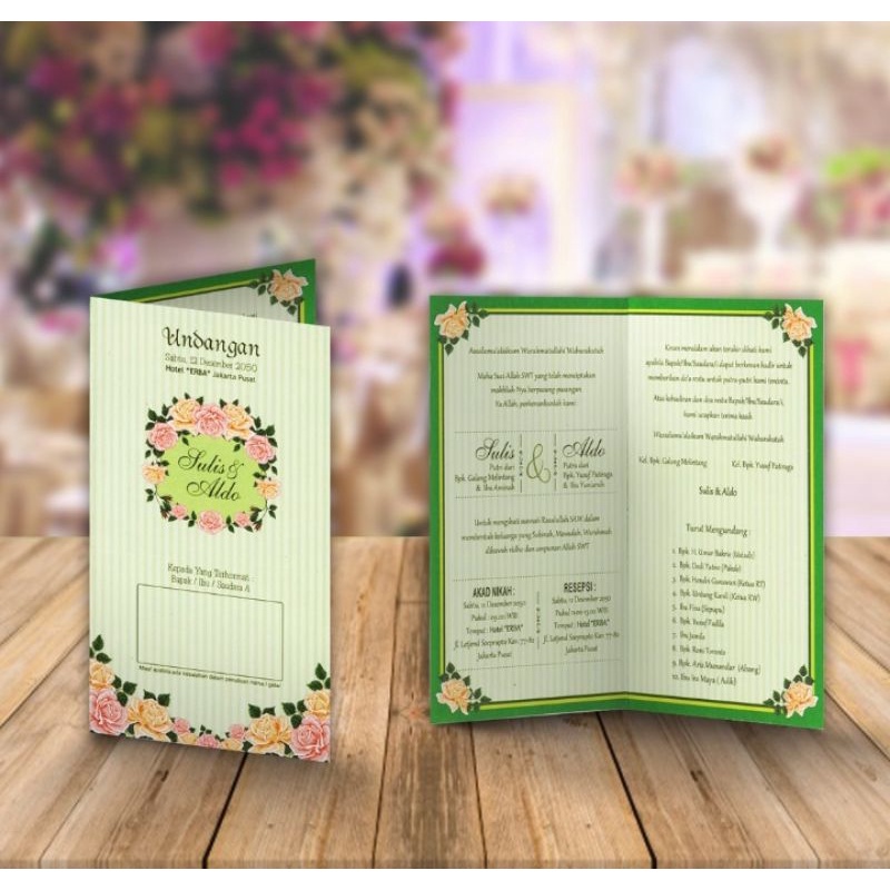 Jual undangan cetak teks | Shopee Indonesia