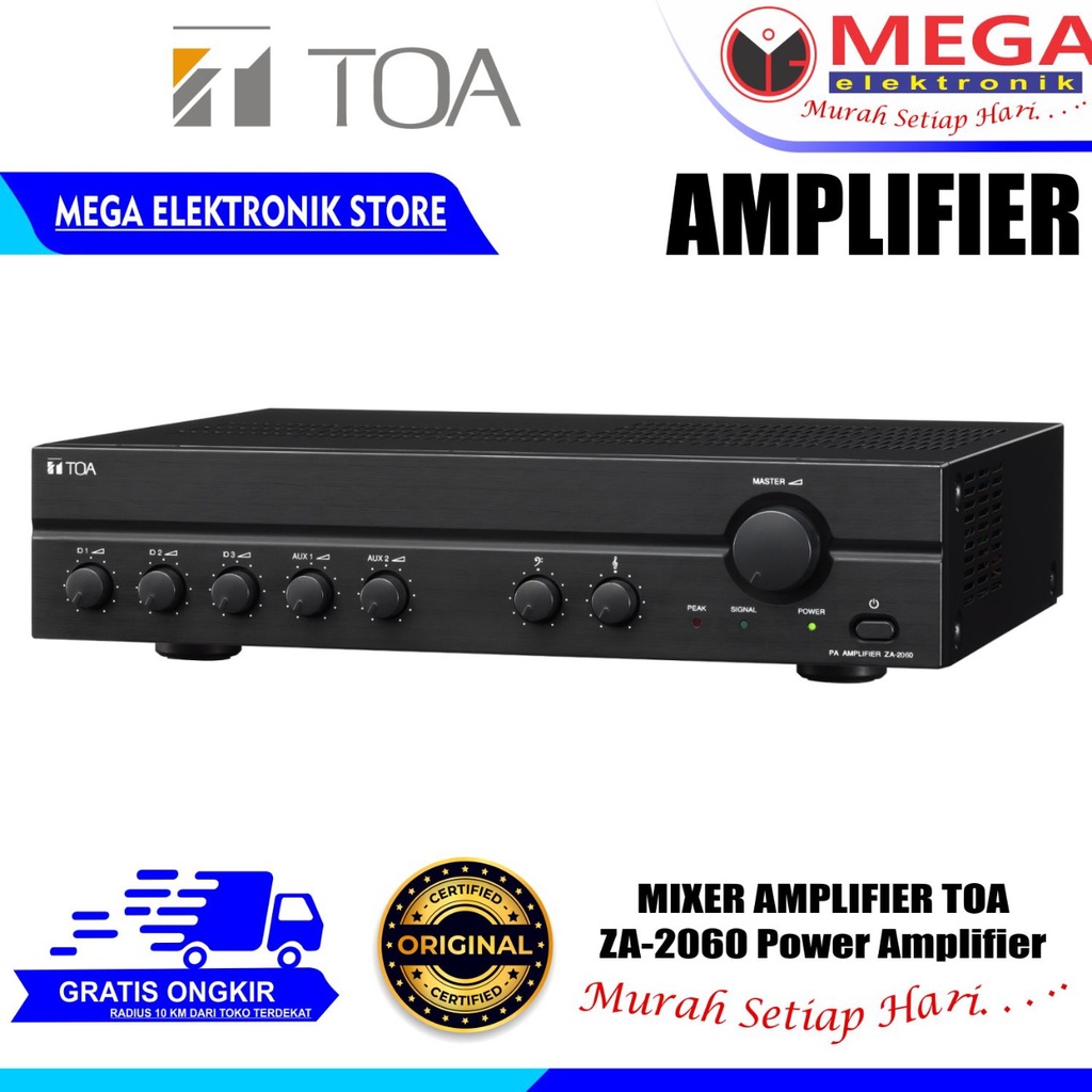 Jual MIXER AMPLIFIER TOA ZA-2060 / ZA 2060 / ZA2060 POWER AMPLIFIER | Shopee Indonesia