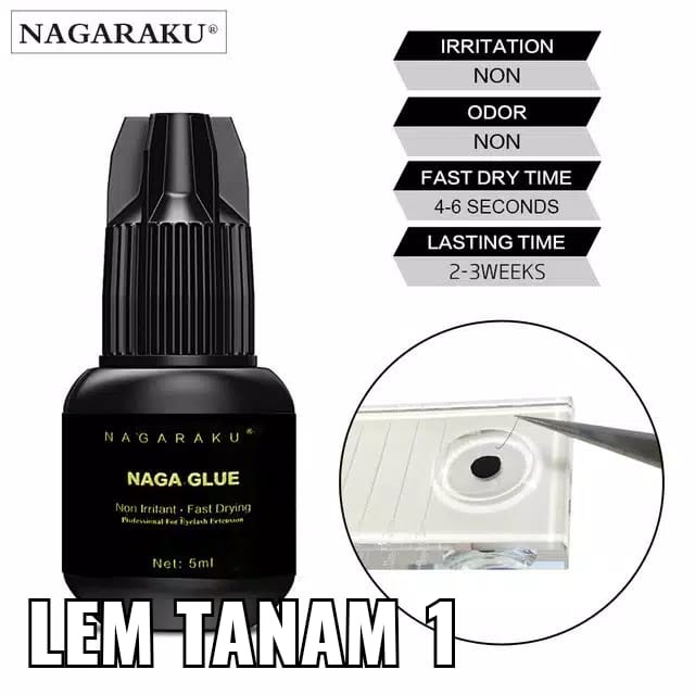 Jual lem bulumata tanam lem eyelash extensions NO.1 K001 | Shopee Indonesia