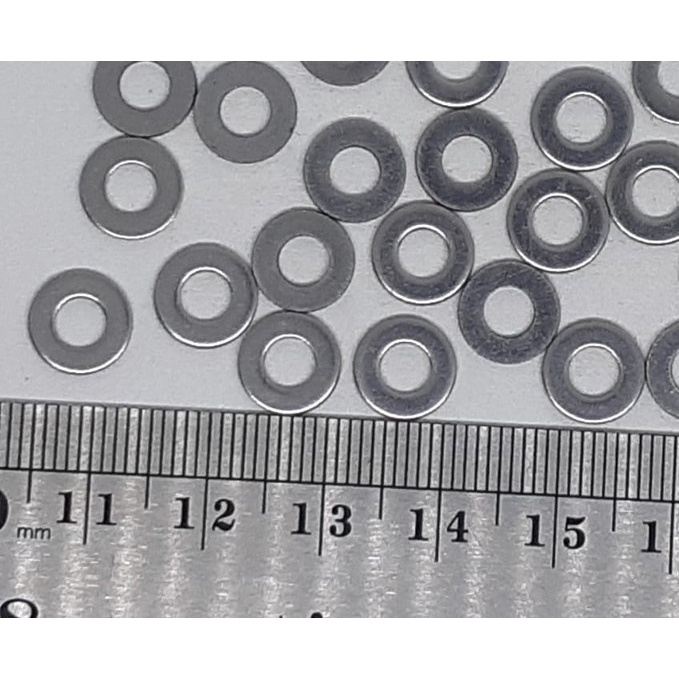 Jual RING PLAT M5 (10 PCS) / PLATE M5 GALVANIS / WAHSER M5 PUTIH ...