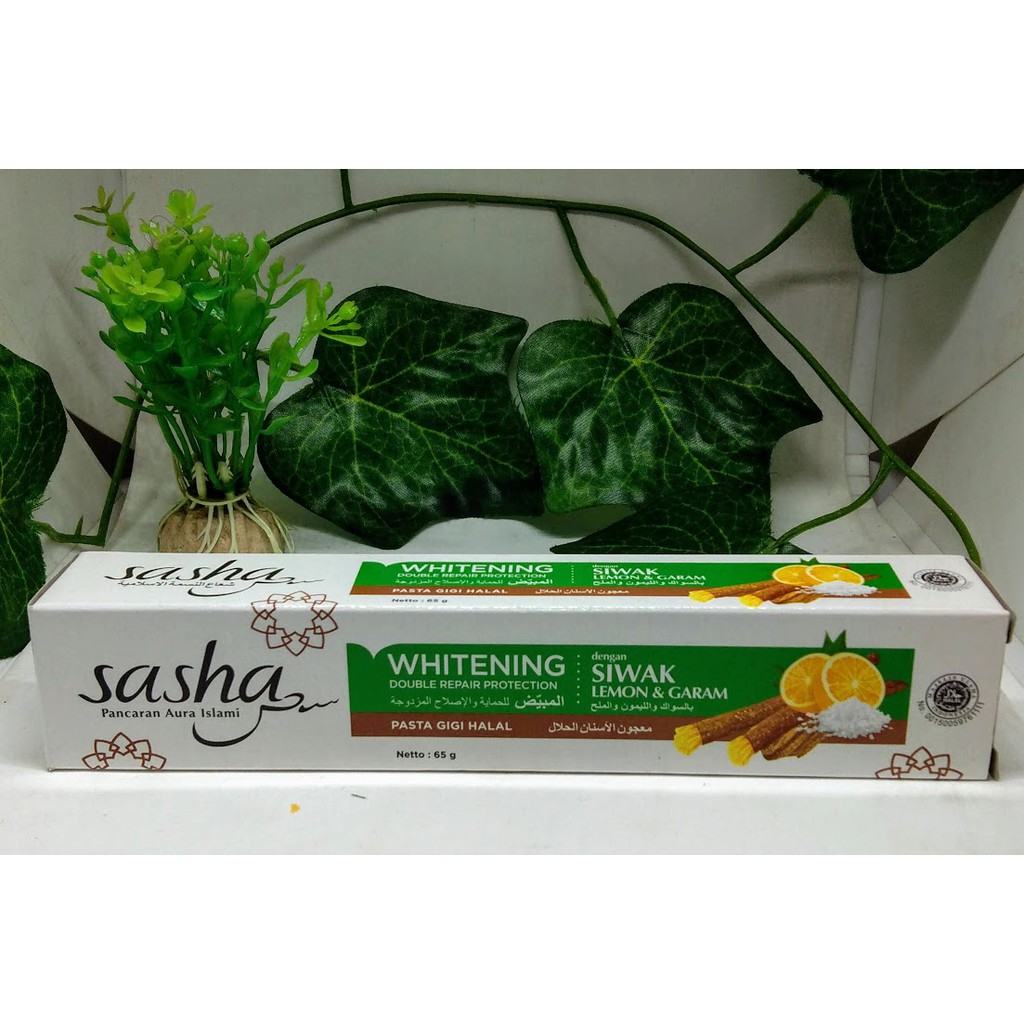 Jual PASTA GIGI SASHA |Whitening siwak 65g | Shopee Indonesia