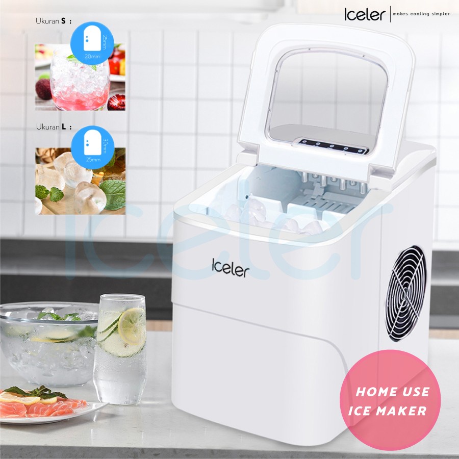 Jual Mesin es Iceler 6 menit keluar es 12kg per hari ice maker | Shopee ...