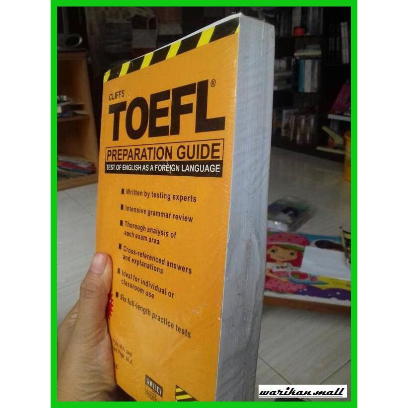 Jual toeflielts- buku toefl cliff. buku toefl preparation -asliii ...