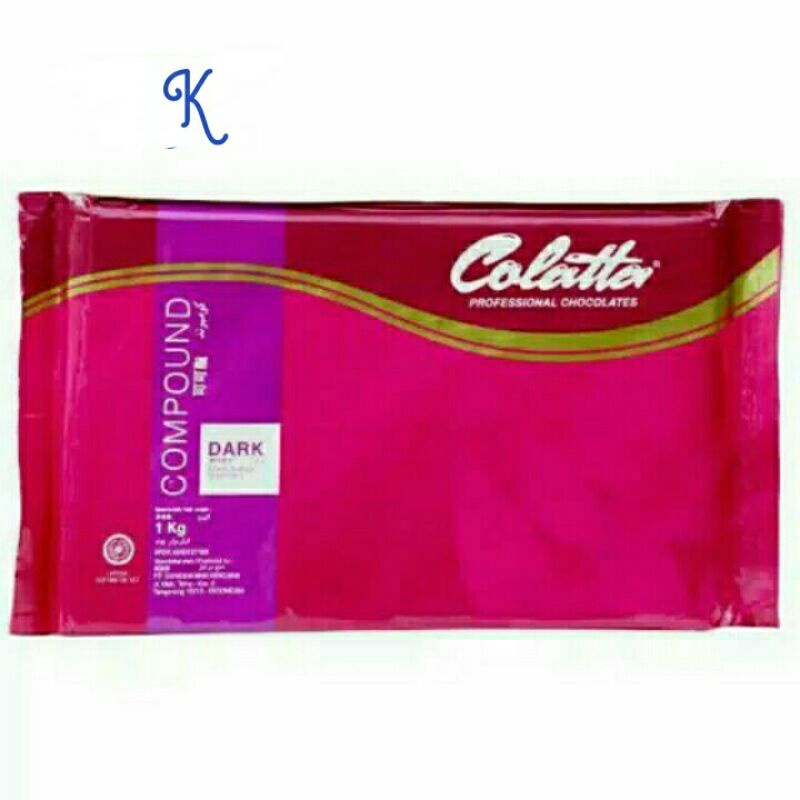 Jual COLATTA DARK CHOCOLATE COMPOUND - COLLATA DARK COKLAT BATANG ...