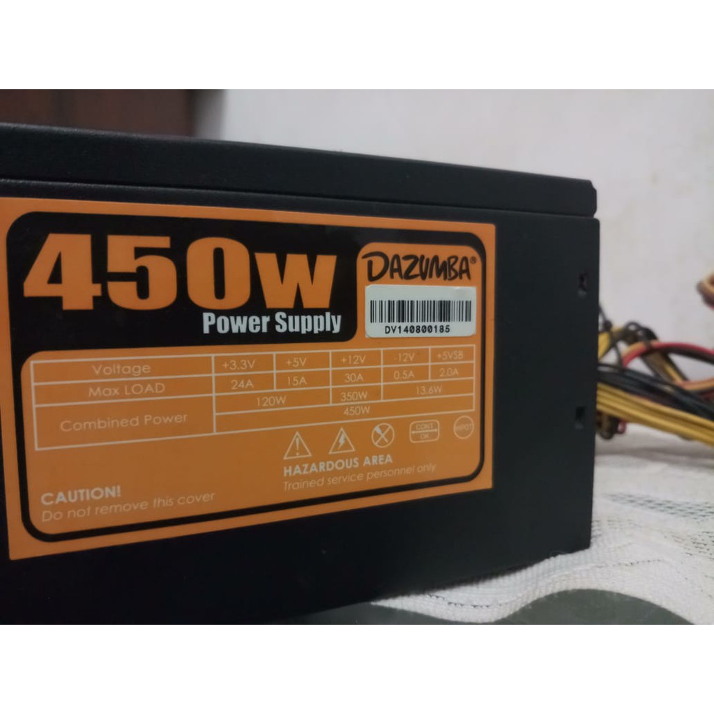 Jual PSU POWER SUPPLY DAZUMBA 450W | Shopee Indonesia
