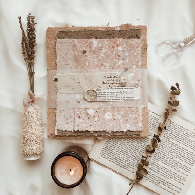 Jual Paper Bundle Large Mix Medium - Handmade Paper ( Kertas Daur Ulang ...