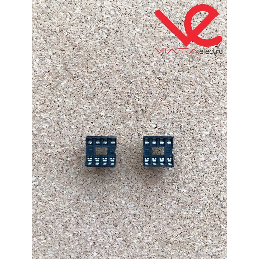 Jual SOCKET IC 8PIN (1 BUAH) 8P ADAPTER SOCKET IC8PIN 8P ups | Shopee ...