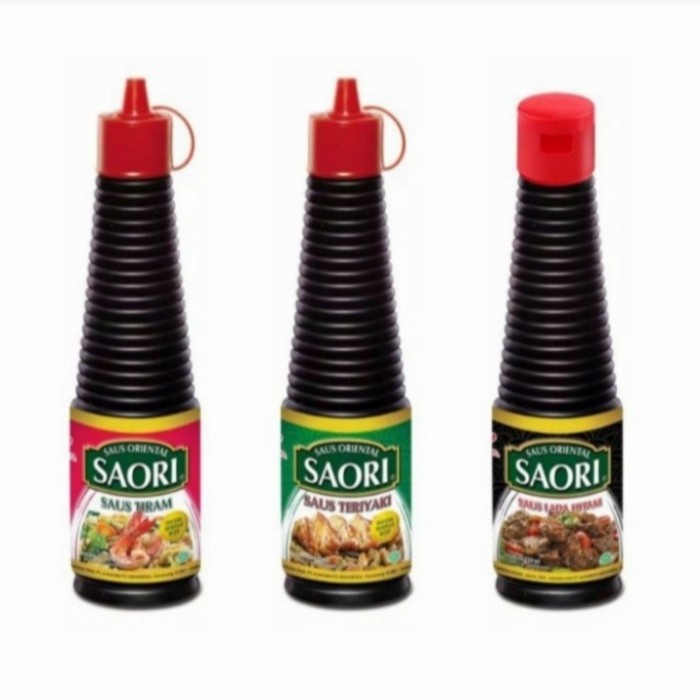 Jual Saori Saus Oriental Teriyaki Tiram Lada Hitam Botol 133ml All ...