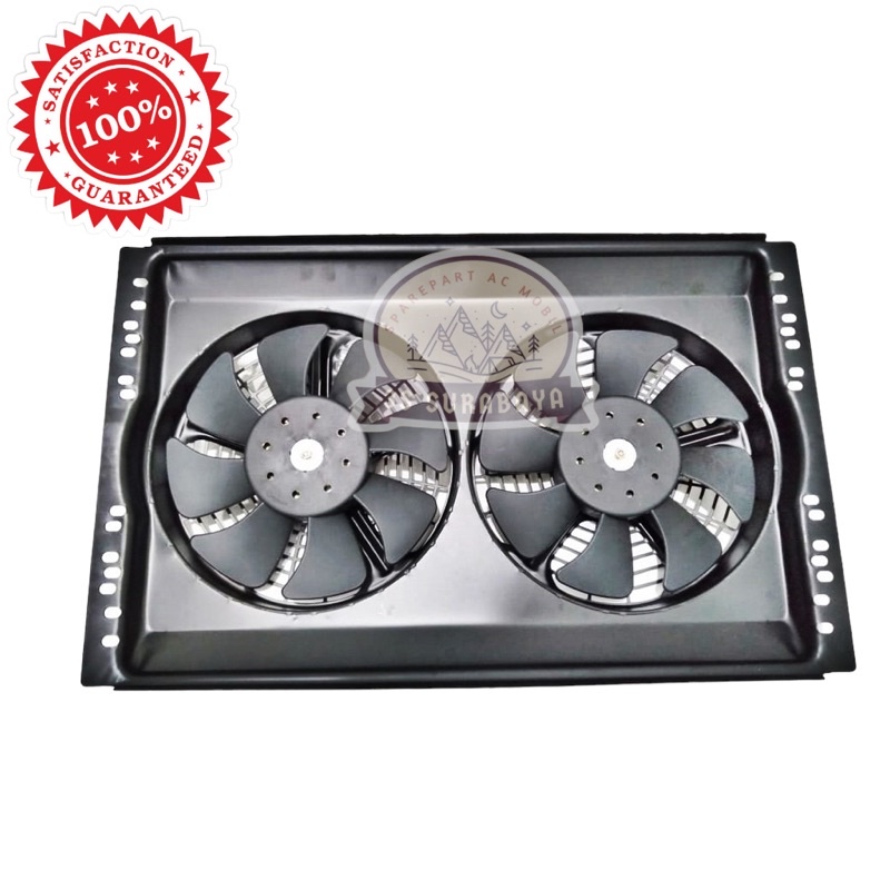 Jual Extra Fan Kipas Kondensor 14 inch 23 inch Twin Double Universal 12 ...