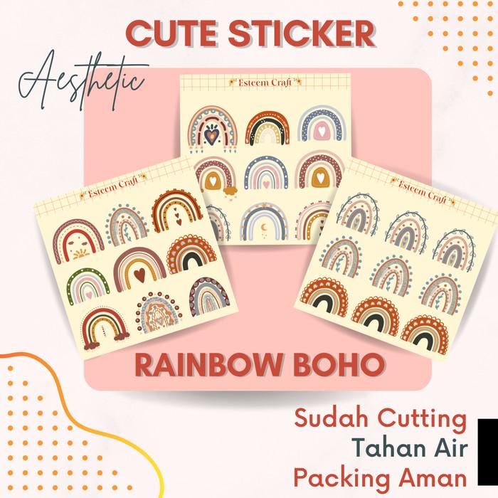 Jual Sticker Rainbow Pelangi Sticker Aesthetic Stiker Tumblr Sticker ...