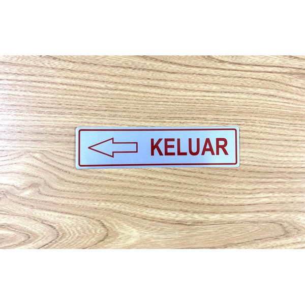 Jual STIKER PERINGATAN RAMBU ARAH KELUAR | Shopee Indonesia