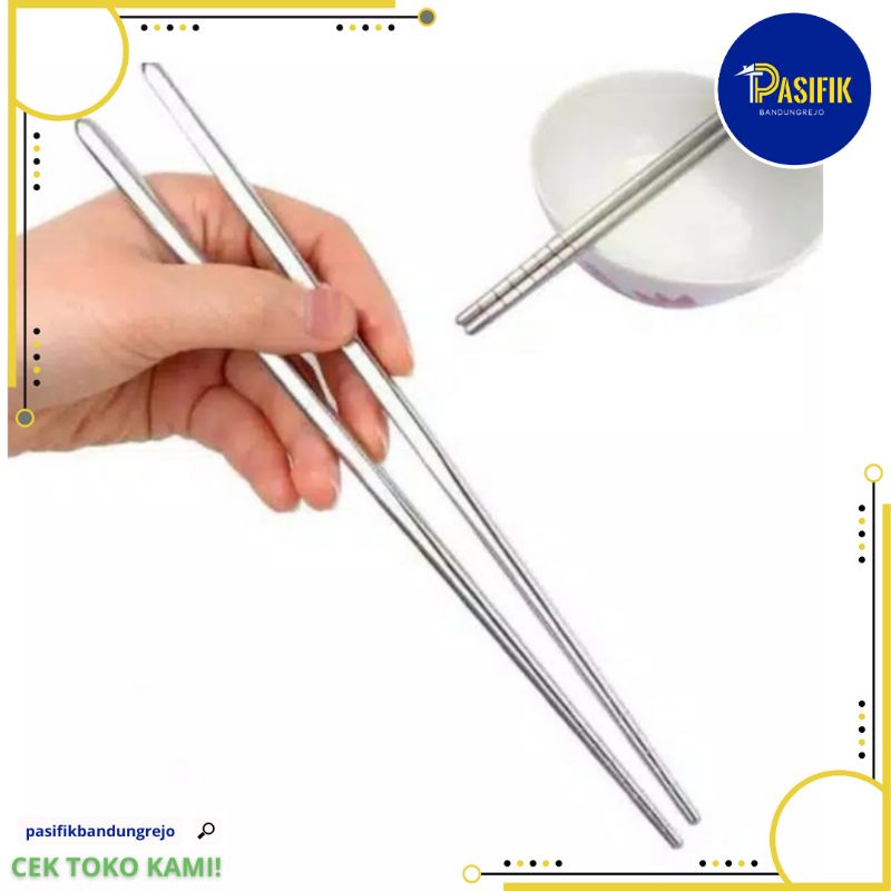 Jual SUMPIT KOREA STAINLESS 10 PASANG (20 PCS) | Shopee Indonesia