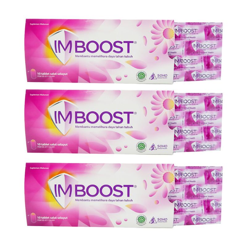 Jual Imboost Tablet Daya Tahan Tubuh - 1 Strip @10 Tablet imbost (ISI 3 ...