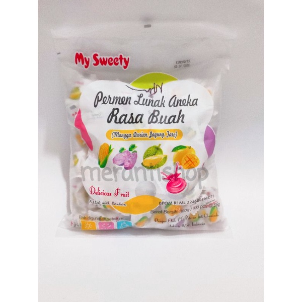 Jual Permen Lunak My Sweety Aneka Rasa Buah Manga Durian Jagung Taro ...