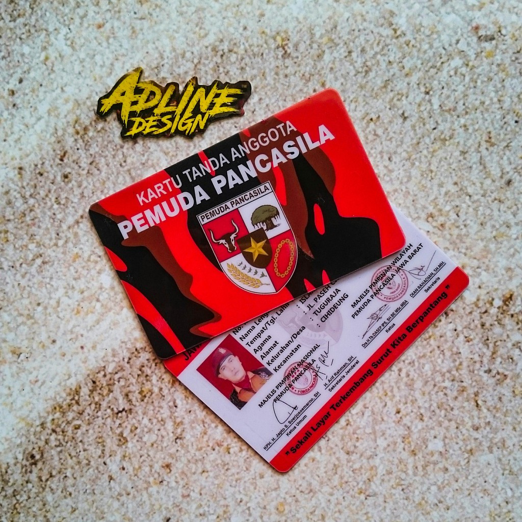 Jual Cetak Id Card nama dada tanda pengenal Pvc Laser isi 25pcs ...