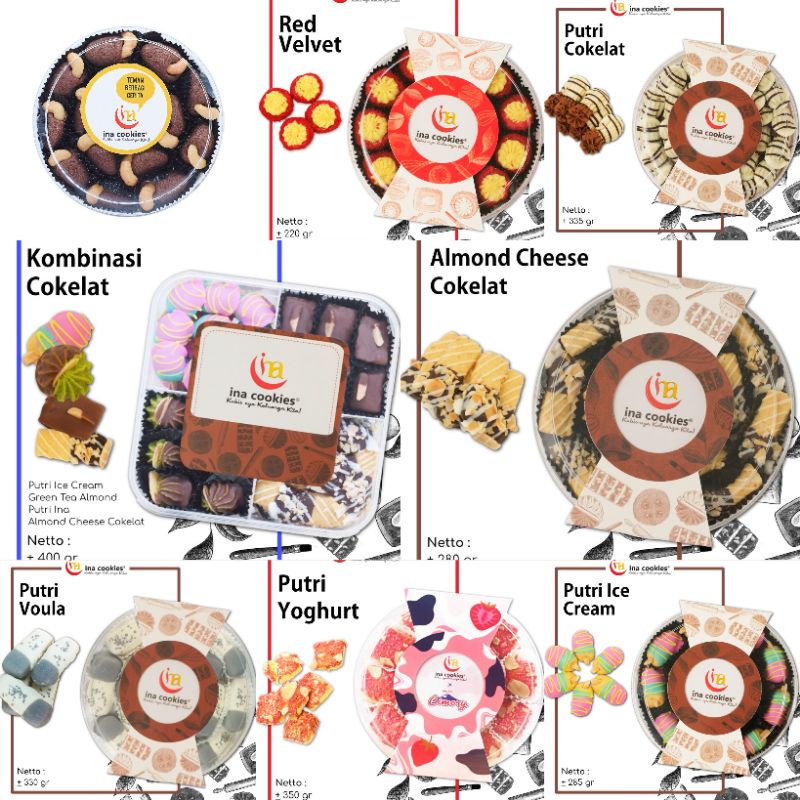 Jual INA COOKIES ORIGINAL HARGA GROSIR 2025 TERMURAH.ORDER GOJEK GRAB ...