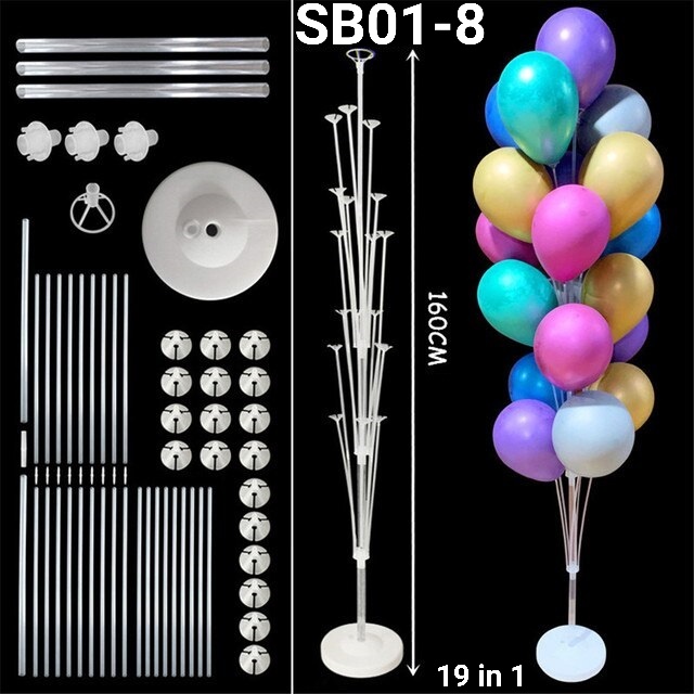 Jual SB01 Tiang standing tatakan balon gate bulat sabit hati gapura ...