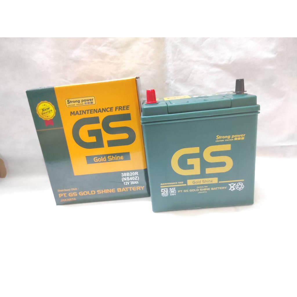 Jual Aki Mobil Daihatsu Xenia NS40Z GS MF 12V 38AH | Shopee Indonesia