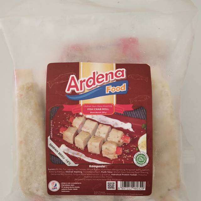 Jual ARDENA FISH CRAB ROLL 250 gr | Shopee Indonesia