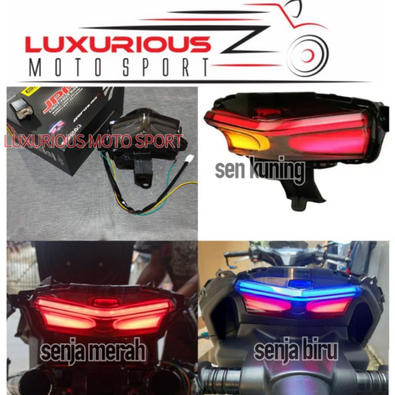 Jual lampu stop jpa aerox155 lampu stoplamp belakang aerox lampu rem ...