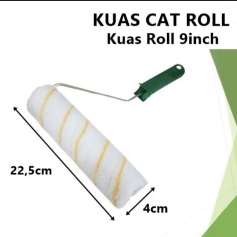 Jual Kuas Roll Tembok 9 inch Onat | Shopee Indonesia