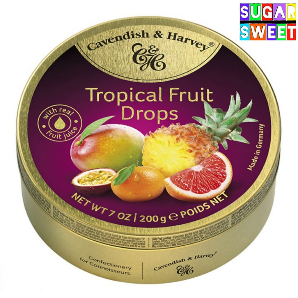 Jual Permen Impor Cavendish & Harvey Rasa Tropical Fruit Drops 200 g ...