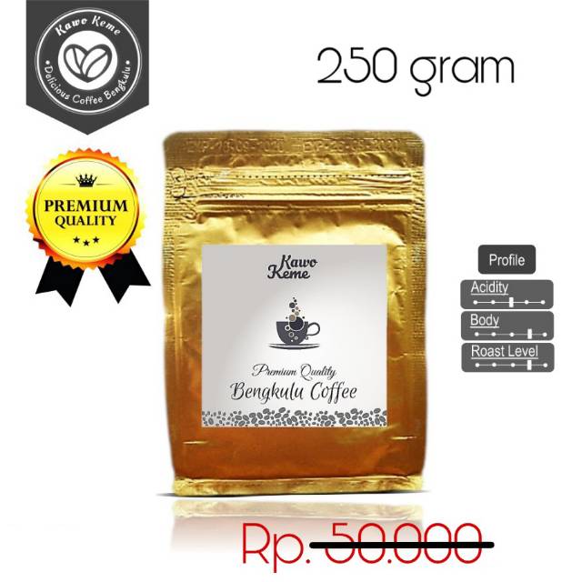 Jual Biji Kopi Robusta Bengkulu 250 gram (Red Cherry/Biji Kopi Merah ...