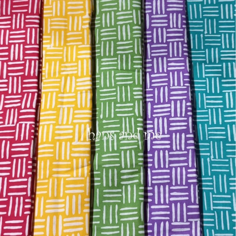 Jual Kain Perca Batik Cap Motif Tikar (per set) | Shopee Indonesia