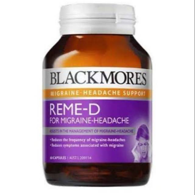 Jual BLACKMORES REME D#MIGRAINE# HEADACHE # Help support a healthy ...