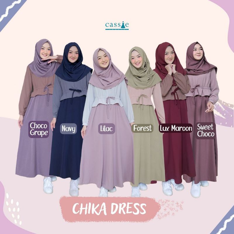 Jual chika dress original by cassie labels | Shopee Indonesia