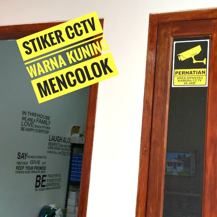 Jual Stiker CCTV IP Camera CAM wifi Teknobi Sticker Vinyl Vinil ...