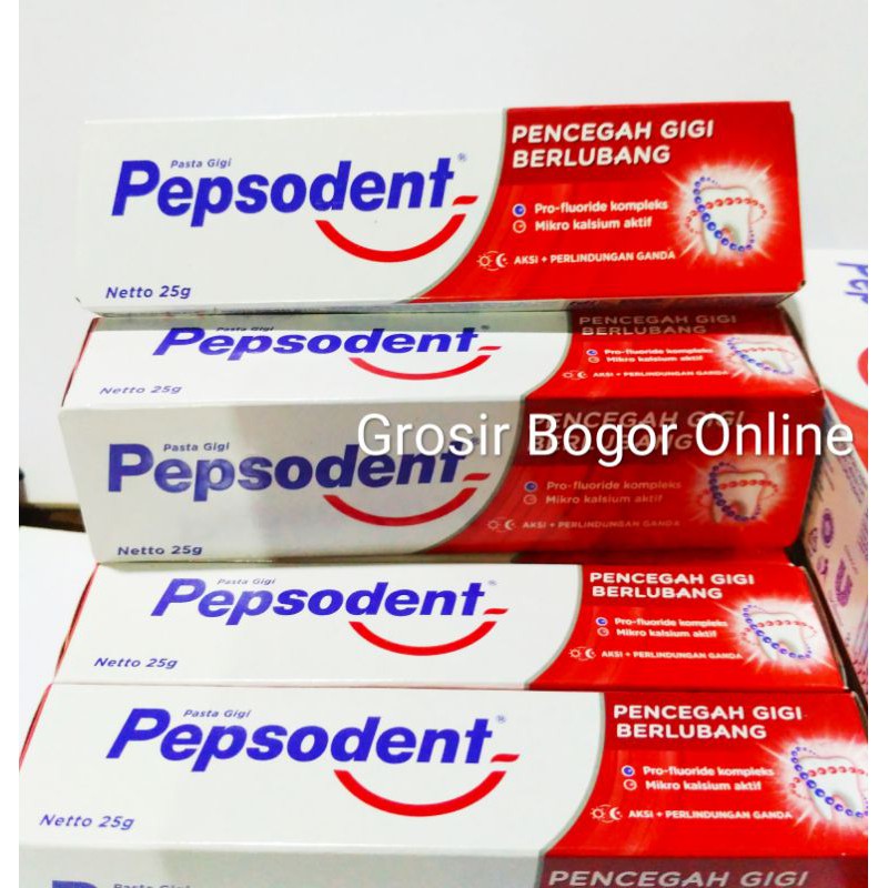 Jual Pasta Gigi Pepsodent 25gr | Shopee Indonesia