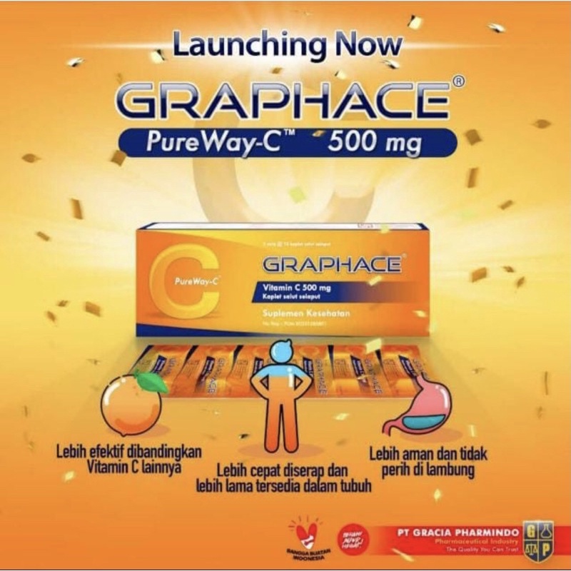 Jual VITAMIN C GRAPHACE | Shopee Indonesia