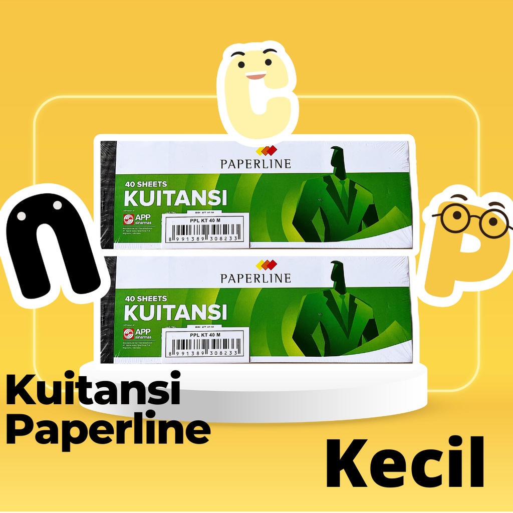 Jual Buku Kuitansi Kwitansi Kecil Paperline KT-40M | Shopee Indonesia