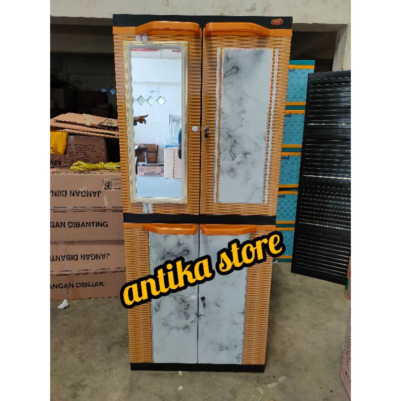 Jual Lemari plastik NAIBA kaca JERSEY 9224 JRM | Shopee Indonesia