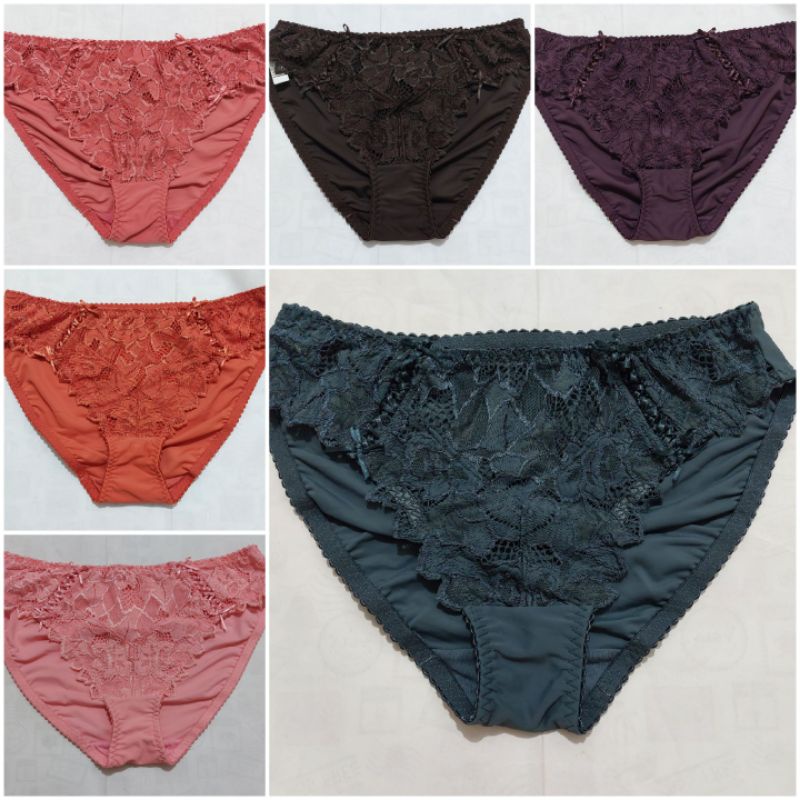 Jual Panty Lace midi Underwear Wanita Sans Complexe kode : B3605 ...