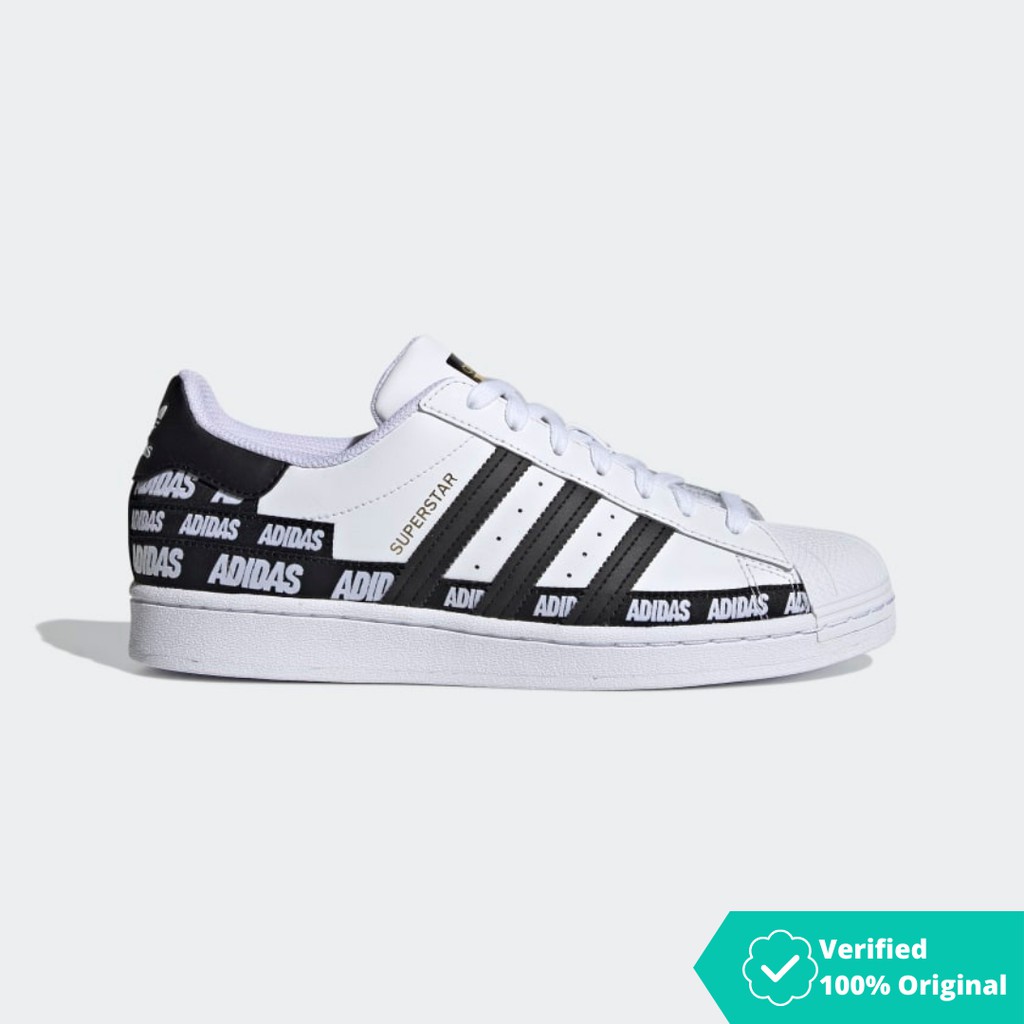 Jual Adidas Superstar Cloud White / Core Black / Gold Metallic | Shopee ...
