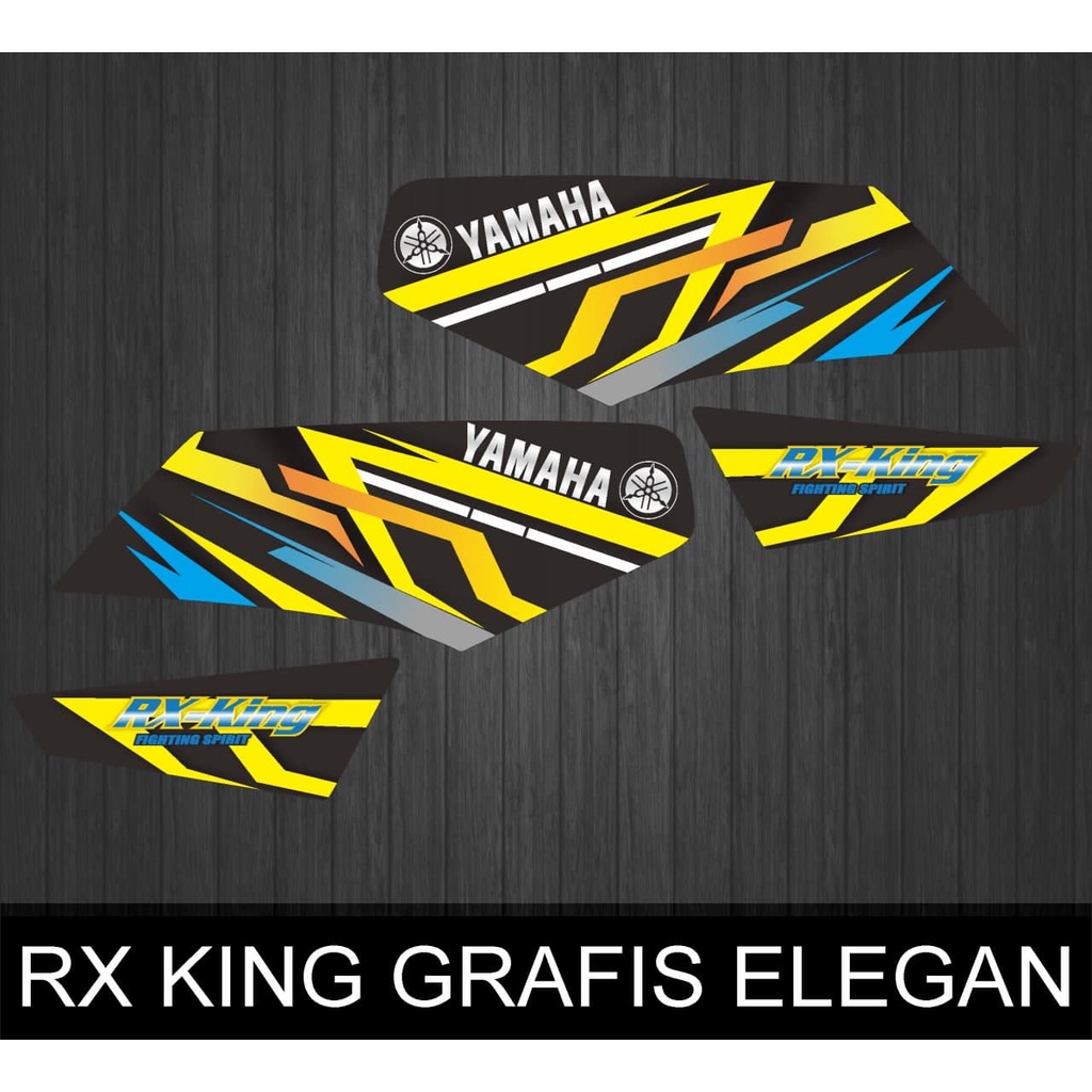 Jual STIKER STRIPING DECAL RX KING GRAFIS ELEGAN SUDAH LAMINASI MUDAH ...